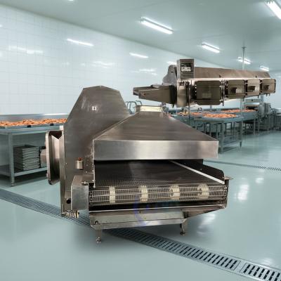 China Prawn Cooking Machine for Shrimp Processing  Automatic Prawn Steam Cooker CE Prawn Cooking Line Best Prawn Cooking Equipment for sale