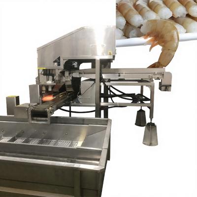 China CE Industrial Shrimp Processing Unit Multifunctional for Head Removing Shrimp Deheading System Prawn Deheading Line Prawn Header for sale