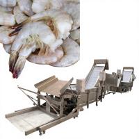 China Zolim Practical Shrimp Head Removal Machine 3200x630x1600mm Multiscene Automatic Shrimp Deheading System 1000-1500kg 380V for sale