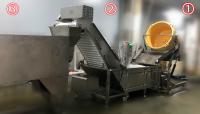 China Zolim Practical Shrimp Head Removal Machine 3200x630x1600mm Multiscene Automatic Shrimp Deheading System 1000-1500kg 380V for sale