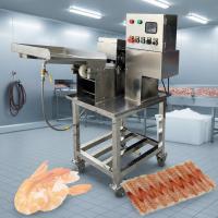 China High Stable Automatic Shrimp Cutter Multifunctional Shrimp Cutting Machine Stainless Steel 304 Prawn Cutting Machine for Seafood for sale