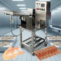 China Stable Sushi Shrimp Cutter Fast Industrial Prawn Cutting Machine Multipurpose Shrimp Cutting Equipment Smart Shrimp Processing for sale