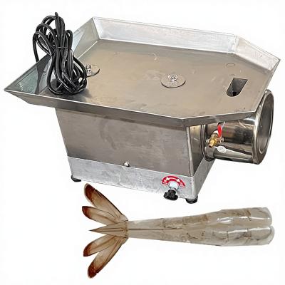 China Durable Automatic 0.12KW Industrial Shrimp Cutting & Back Open Peeler Machine High Capacity EZ Peeling Equipment Prawn Cutter for sale
