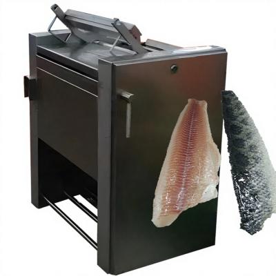 China Fish Skinning Machine 1200x600x930mm for Industrial Fish Peeler Fish Peeling Machine Fish Skinner 300-400KG/H for sale