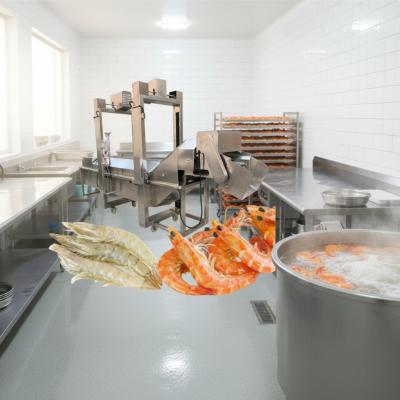 China 380V Shrimp Blanching Machine 3.7kw Shrimp Cooker Zolim Shrimp Cooking Equipment Automatic Prawn Cooker Shrimp Cooking Line for sale