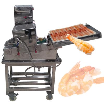 China Easy Operate Shrimp EBI Cutting Machine Prawn Belly Open Machine for sale