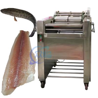 China Semi-automatic Fish Peeling Machine Fish Processing and Peeling Production Line Electric Peeling Machine for sale