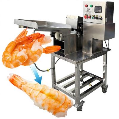 China Sushi Shrimp Cutting Machine for Seafood and Shrimp Belly Cutter 0.4KW Shrimp Back Cutting Machine 50-70Pcs/Min Sushi EBI Cutter for sale