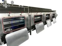 China Automatic Shrimp Steam Tunnel Prawn Cooker Blanching Machine 700-1000KG/H Capacity 380V for sale