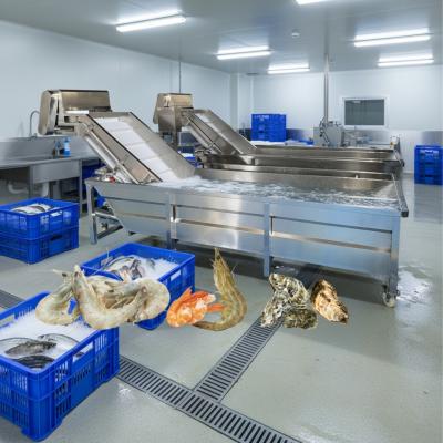 China Zolim Bubble Washing Machine for Seafood 2.2kw Fish Cleaning Machine Smart Shrimp Washing Machine for Seafood Processing Factory for sale