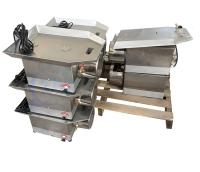 China Zolim Shrimp Cutter 0.12KW Shrimp Deveining Machine Shrimp Back Cutter, Peeled, Visceral, Sushi Shrimp Processing Machine for sale