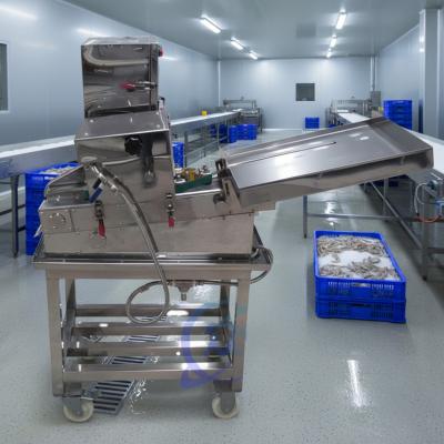 China Sushi Shrimp Cutting Machine Zolim Shrimp Belly Opening Machine 0.4kw Sushi EBI Cutter 70kg Shrimp Processing Machine for sale
