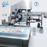 China High Output Shrimp Processing Machine Hygienic SUS304 500-800KG 0.8KW 220V For Seafood Export Company for sale