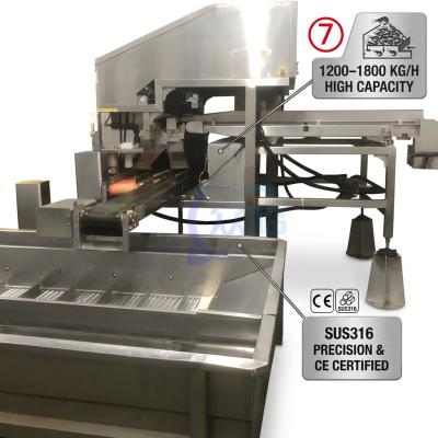 China Long Life Automatic Shrimp Deheading System SUS316L 2000-2500KG 3.0KW 415V For Catering Factory for sale