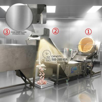 China Wear Resistant Shrimp Head Separator SUS304 Stainless Steel 500-800KG 9.0KW 440V For Commercial Kitchen for sale