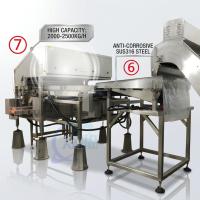 China Efficient Shrimp Deheading Production Line Precision SUS316 1500-2000KG 7.5KW 415V for sale