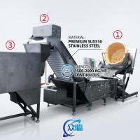 China Adjustable Speed Shrimp Head Screening Machine Anti Corrosive SUS316 2500-3000KG 3.0KW 380V for sale
