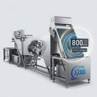 China Custom Built Prawn Processing Machine Precision SUS316 2000-2500KG 0.8KW 60Hz For Food Processing Factory for sale