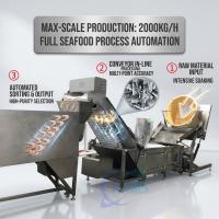 China High Output Shrimp Processing Machine Hygienic SUS304 500-800KG 0.8KW 220V For Seafood Export Company for sale