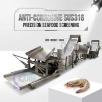 China Easy Clean Prawn Processing Machine Precision SUS316 800-1000KG 5.5KW 60Hz For Seafood Export Company for sale