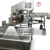 China Precision Shrimp Head Screening Machine Anti Corrosive SUS316 800-1000KG 2.2KW 380V for sale