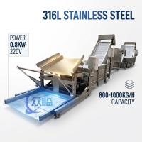 China Efficient Shrimp Deheading Production Line Precision SUS316 1500-2000KG 7.5KW 415V for sale