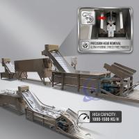China Skid Mounted Shrimp Head Removal Machine SUS316L 1200-1800KG 9.0KW 60Hz For Food Processing Factory for sale