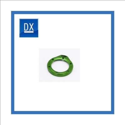 China Aluminium Alloy Surface Green Teflon Paint Machined Parts For Outdoor Camping for sale
