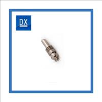 China Ra0.4 CNC Machining Titanium Parts , Gr5 Titanium Shaft Round Head With Thread for sale