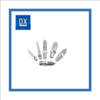 China Medical CNC Machining Titanium alloy Parts Nickel Plated Dental Nail for sale