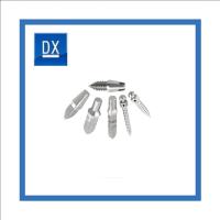 China Medical CNC Machining Titanium alloy Parts Nickel Plated Dental Nail for sale