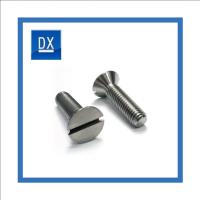 China Slotted Countersunk Head Flat Head Cross Titanium Bolts M3 M20 TA1 TA2 TC4 for sale