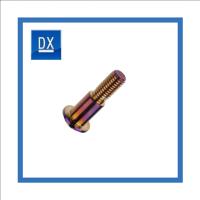China M10 titanium GR5 colorful Round head Titanium bolts with custom logo for sale