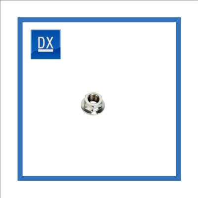 China Hex flange motorcycle Alloy Anodized m4 m5 m6 m8 m10 m14 titanium nuts for sale