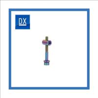 China Outdoor Parts Titanium Screws Seatpost Screw Blue Purple Color Paint for sale