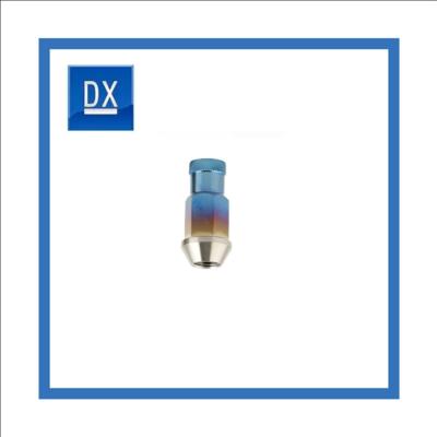 China Modified Automobile Titanium Screws Titanium Hex Screws Rainbow Powder Spraying for sale