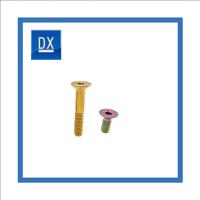 China Countersunk Head Hexagon Socket Torx Titanium Alloy Screws DIN7991 M4 for sale