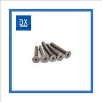 China Flat Head Hexagon DIN7991 Pure Titanium Screws M3 M4 M5 M6 for sale