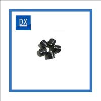 China Stainless steel oxidation blackened double lead inch short transmission worm for sale