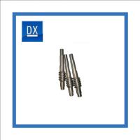 China Carbon Steel Titanium Plated Worm Gear Components for sale