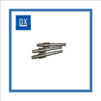 China Carbon Steel Titanium Plated Worm Gear Components for sale