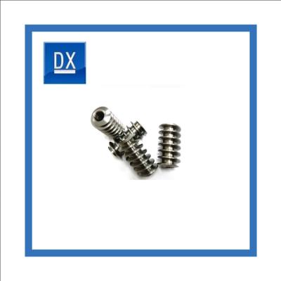 China 316 Stainless Steel Miniature Worm Gear Parts Passivation For Coffee Machine for sale
