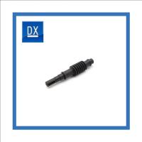 China 6063 Aluminium Worm Gear Parts Black Electrophoretic Paint for sale