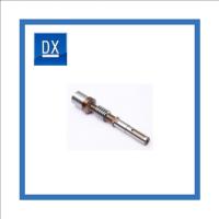 China 303 Stainless Steel Worm Gear Parts Silver Plated For LSA Old Part for sale
