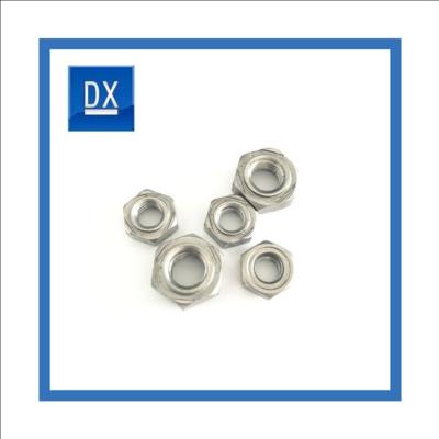 China M4 Hexagon M16 Steel Zinc Plated Class 4.8 Spot Weld Nuts for sale