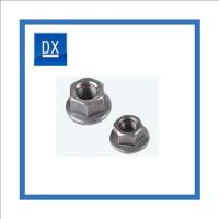 China Plain 304 Stainless Steel Flanged Weld Nuts , Grade 6 Hex Weld Nut for sale