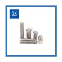 China 304 Stainless Steel Round Head Plain Threaded Weld Stud for sale