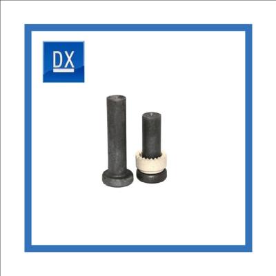 China OEM Steel Oxidized Blackened Cylindrical Flat Head weld Pin for sale