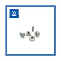China Blue And White Zinc Hexagonal Spot Welding Nut DIN929 for sale