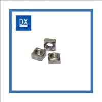 China Hot Dip Galvanized M24 Square Welding Nut DIN557 For Pharmaceutical Machinery for sale
